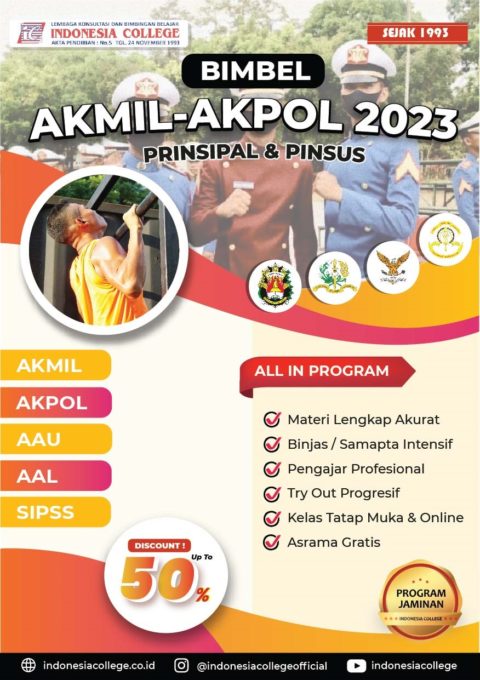 Bimbel AKPOL & AKMIL, AAL, AAU - Bimbel Kedinasan 2024
